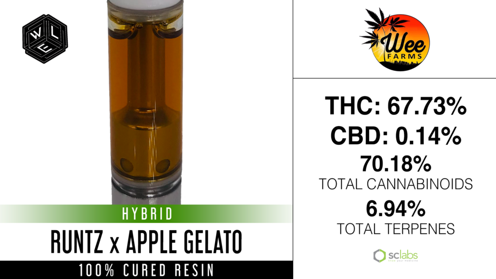 Runtz x Apple Gelato 100% Cured Resin Cartridge - WLE710
