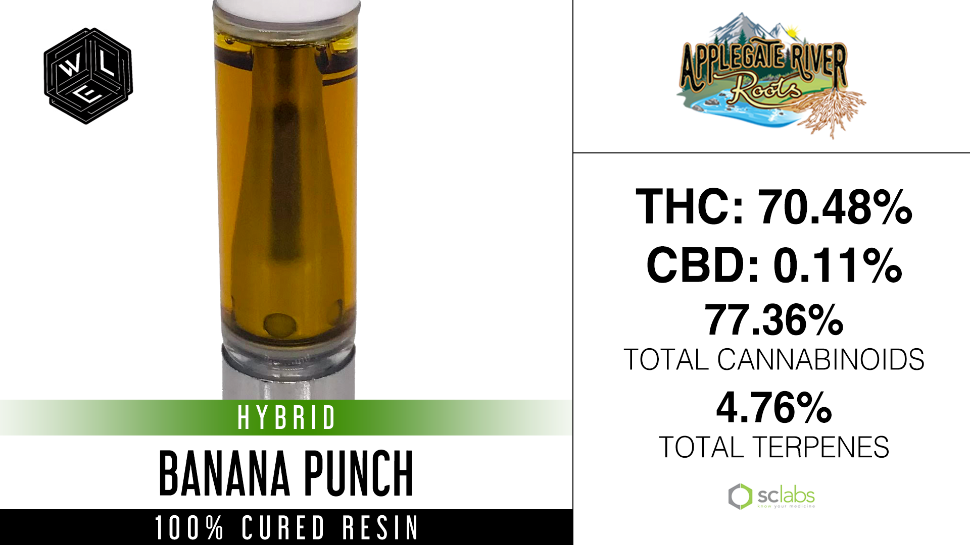 Banana Punch 100% Cured Resin Cartridge - WLE710