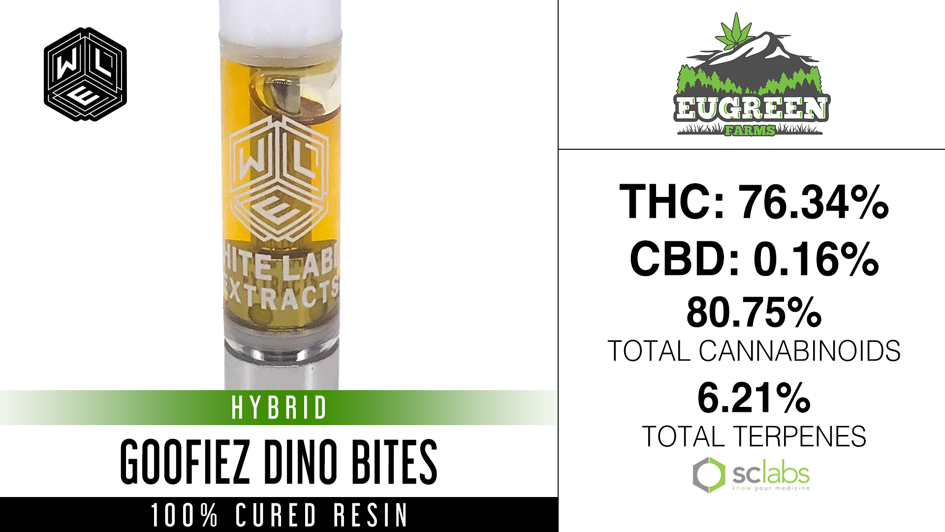 Goofiez Dino Bites 100% Cured Resin Cartridge - WLE710